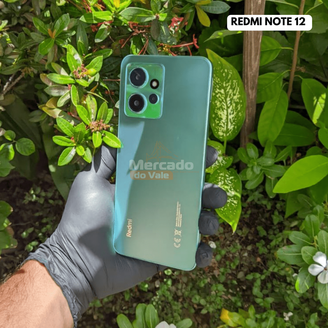 Redmi Note 12 5G, 128GB, 4GB Ram, Global, Forest Green - Mercado do Vale