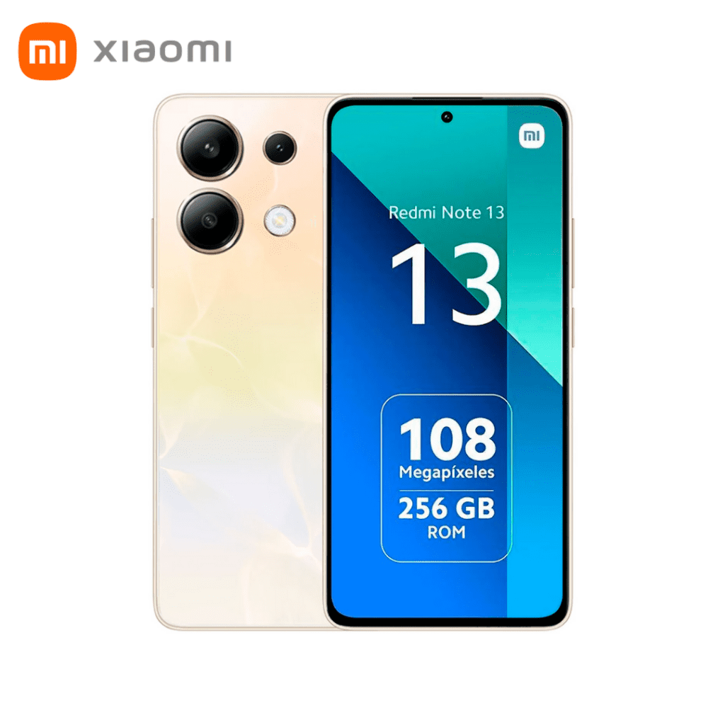 Redmi Note 13, 256GB, 8GB Ram, Global, Dourado - Mercado do Vale