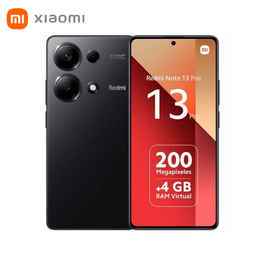 Redmi Note 13 Pro 4G, 256GB, 8GB Ram, Global, Preto - Mercado do Vale