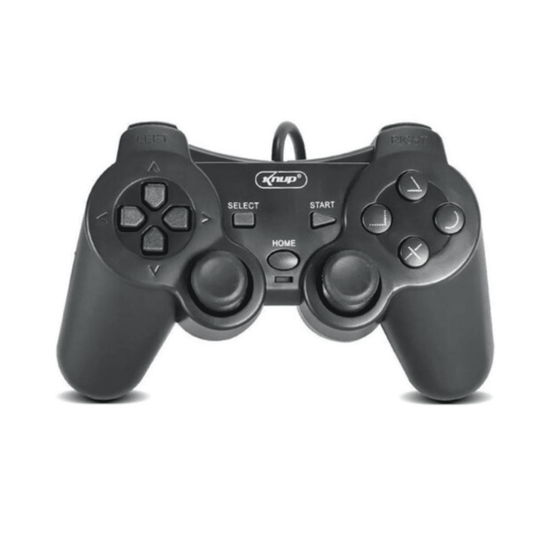 Controle PS2 USB para PC com Fio Knup KP-CN701/S - Mercado do Vale